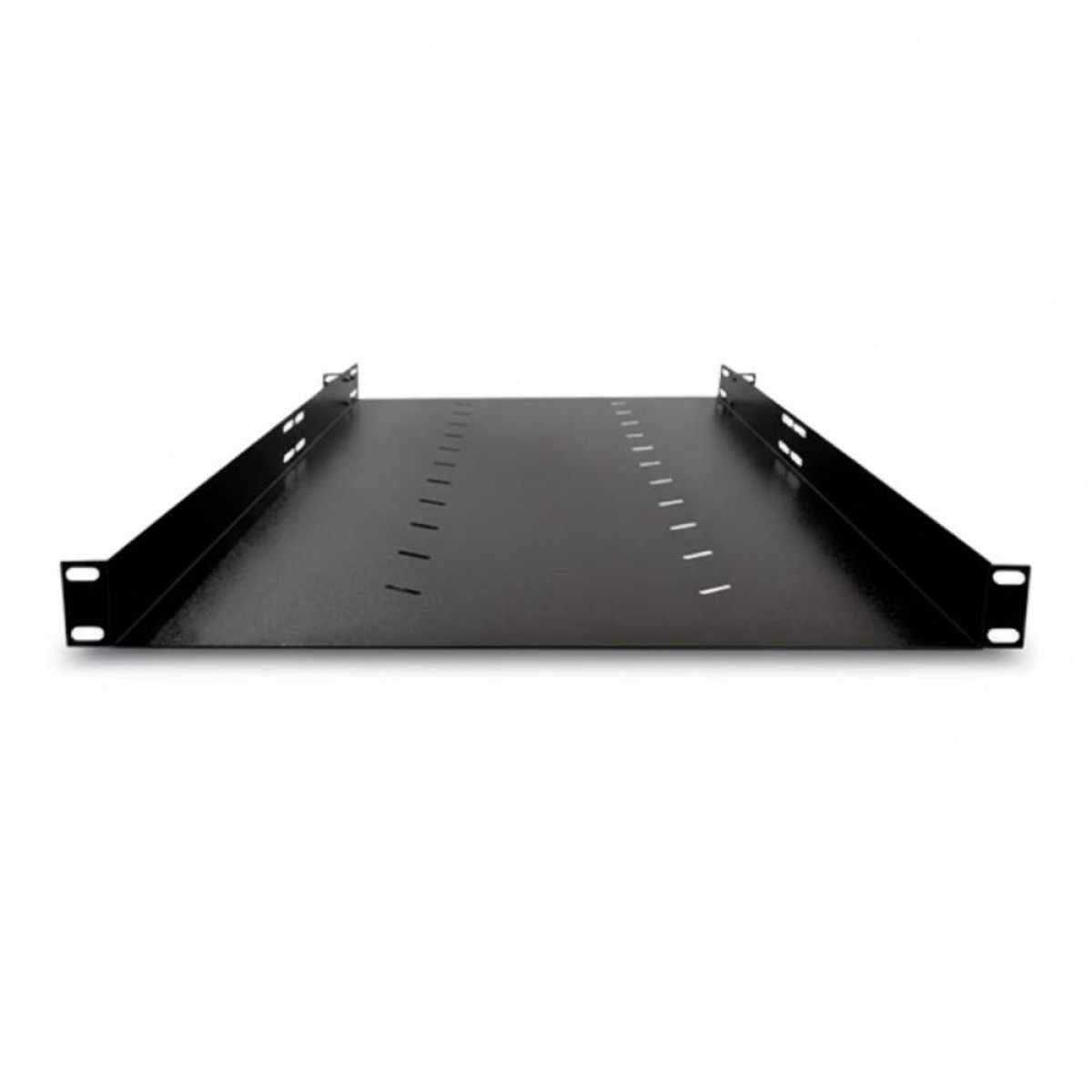 Bandeja Fixa Padrão 19" 1U x 700mm Preta - MAX Eletron